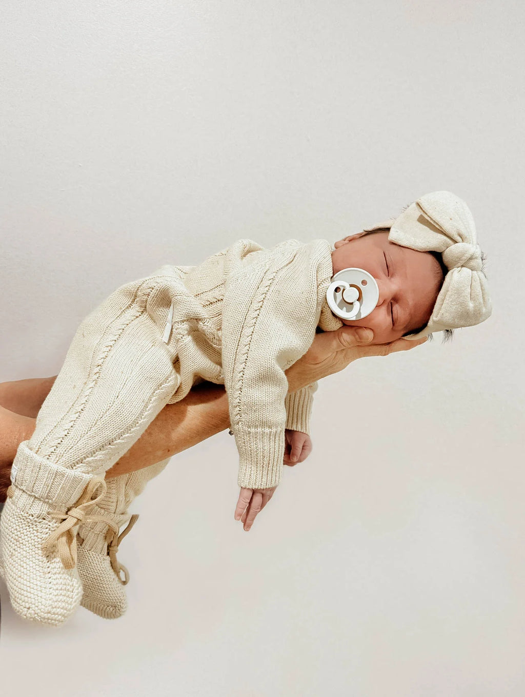 Classic Newborn Knit Romper | Heirloom Baby Winter Knit Romper ...